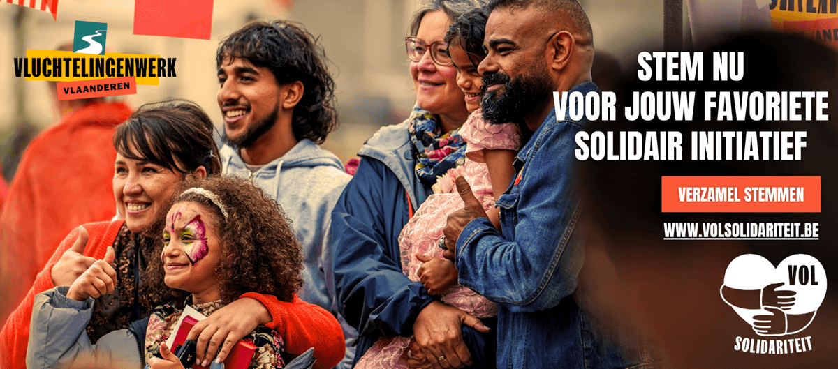 Laat je stem horen voor solidariteit | Vluchtelingenwerk Vlaanderen
